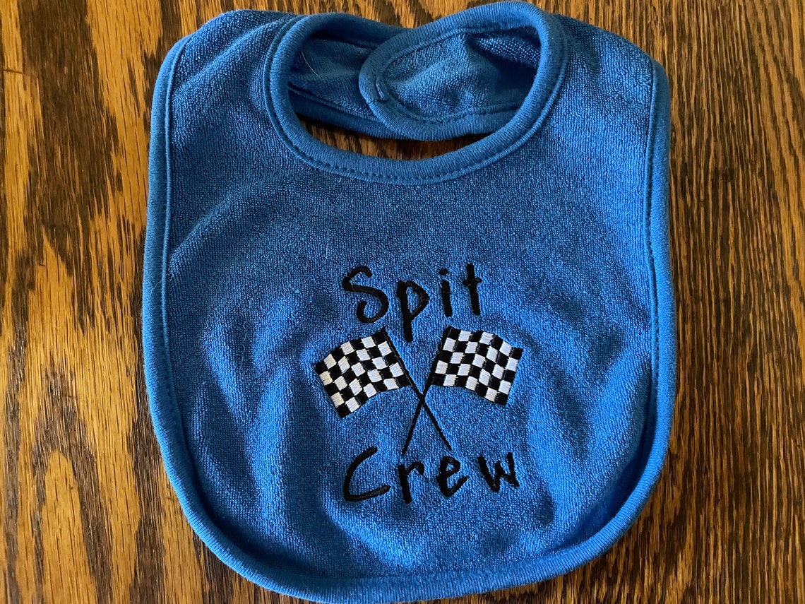 Race Car Themed Baby Bib - Etsy