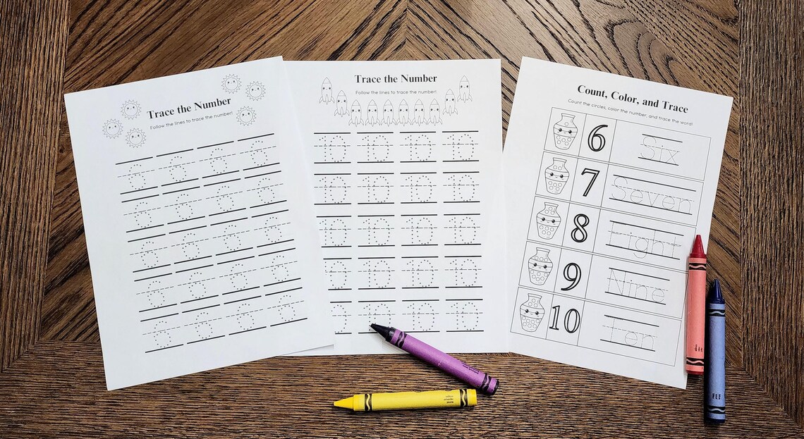 6-10 Counting Printable Activity Sheets for Kids | PDF Worksheets ...