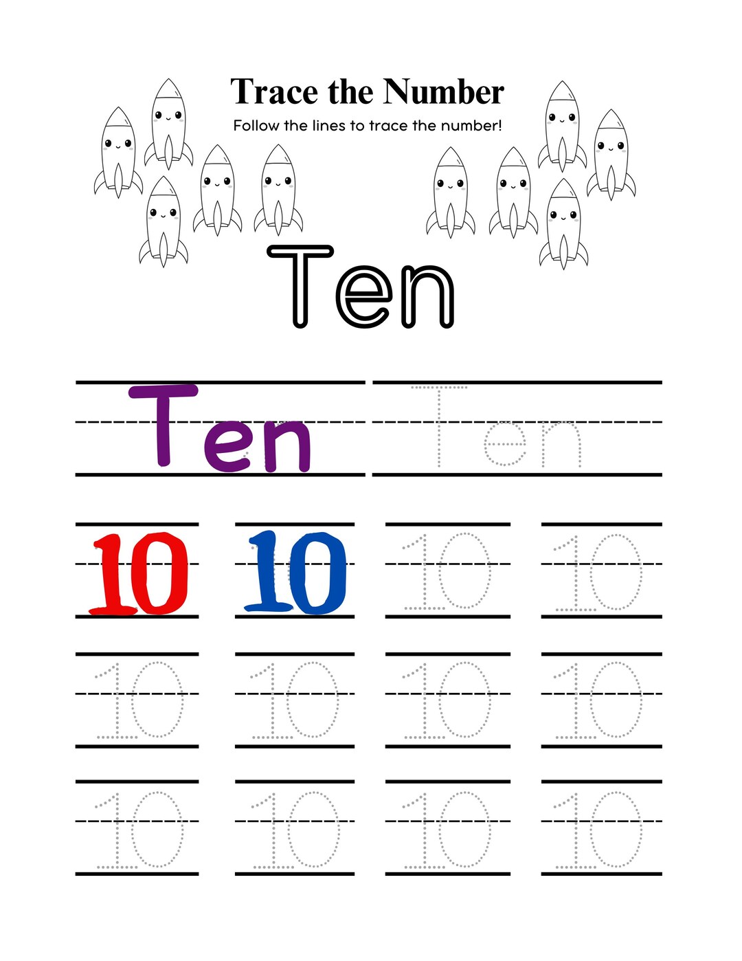 6-10 Counting Printable Activity Sheets for Kids | PDF Worksheets ...