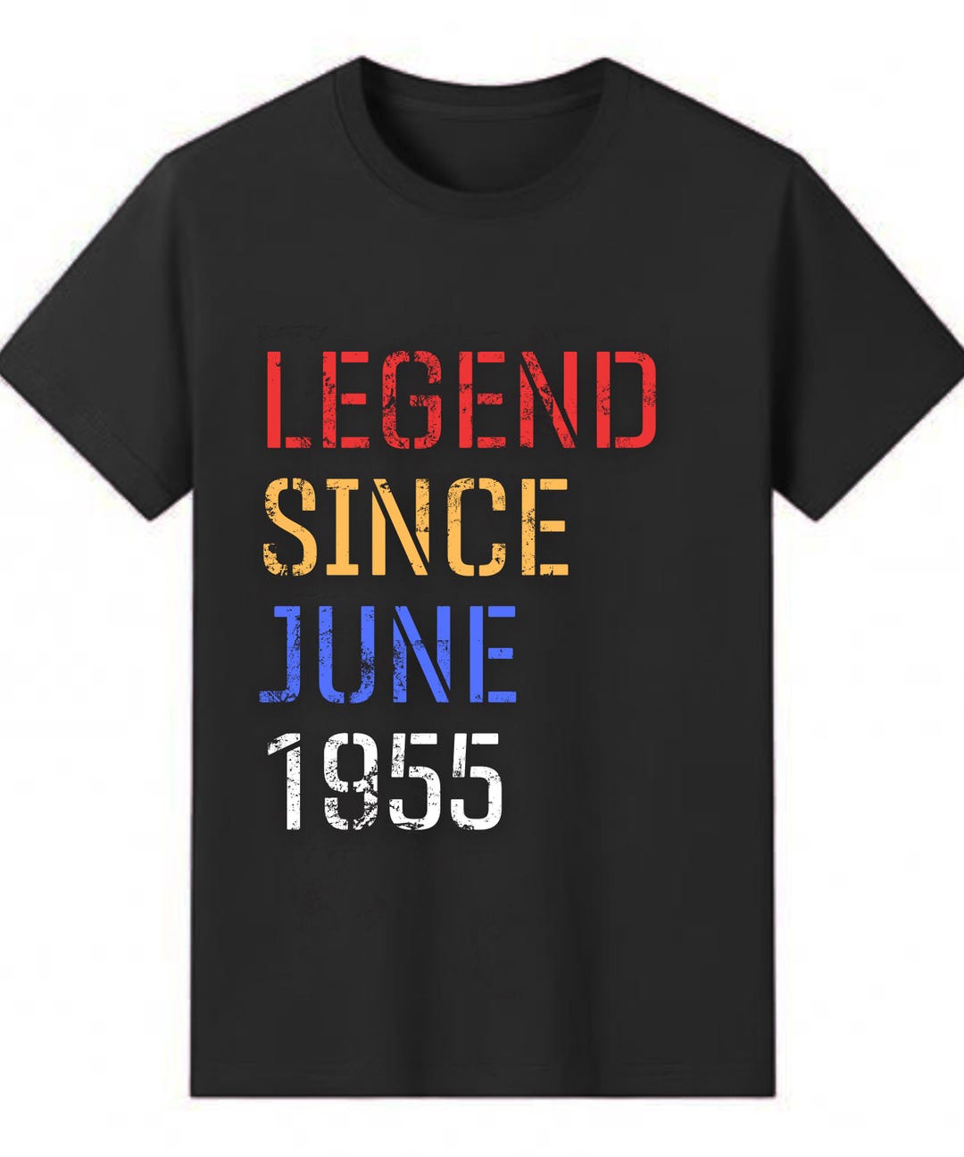 Legendary Since 1955 Vintage Look Cool Design Born in 1955 Cool Vintage ...