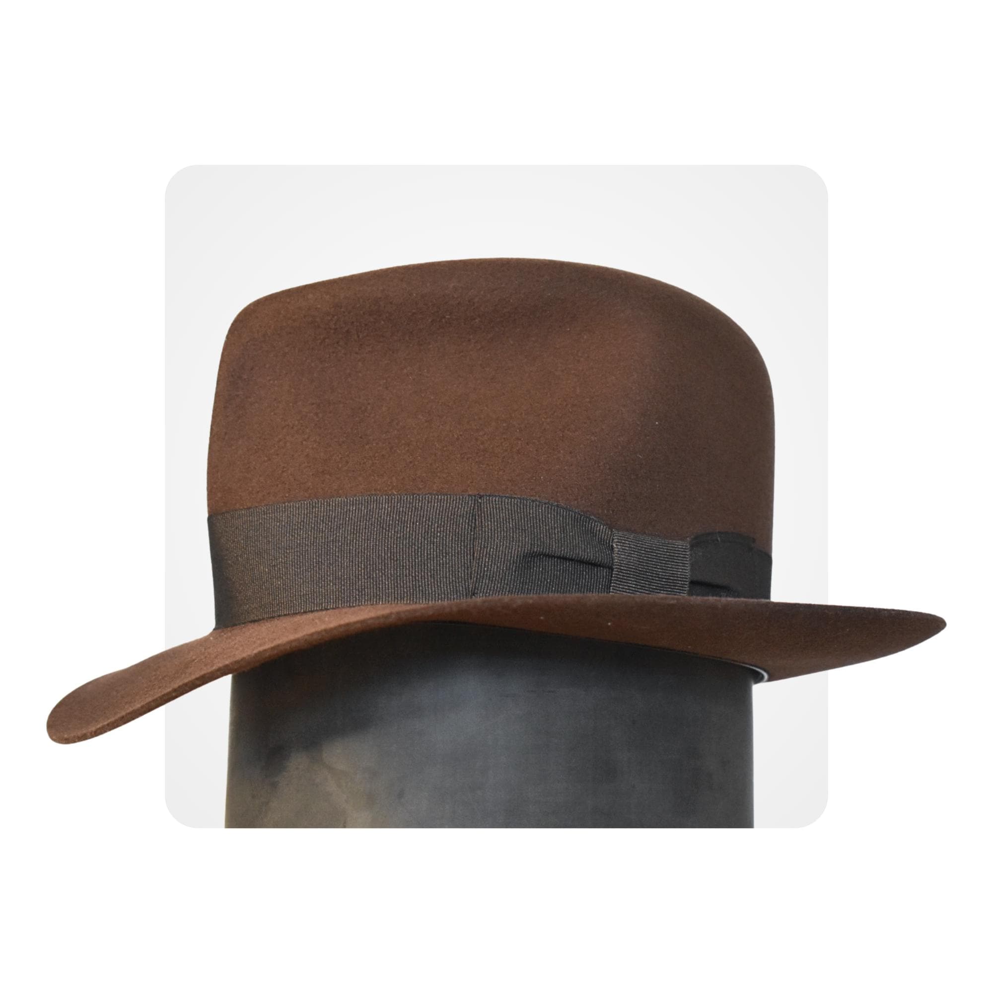 Custom Fedora – the Raider – Handmade, Sable Raiders of the Lost Ark ...