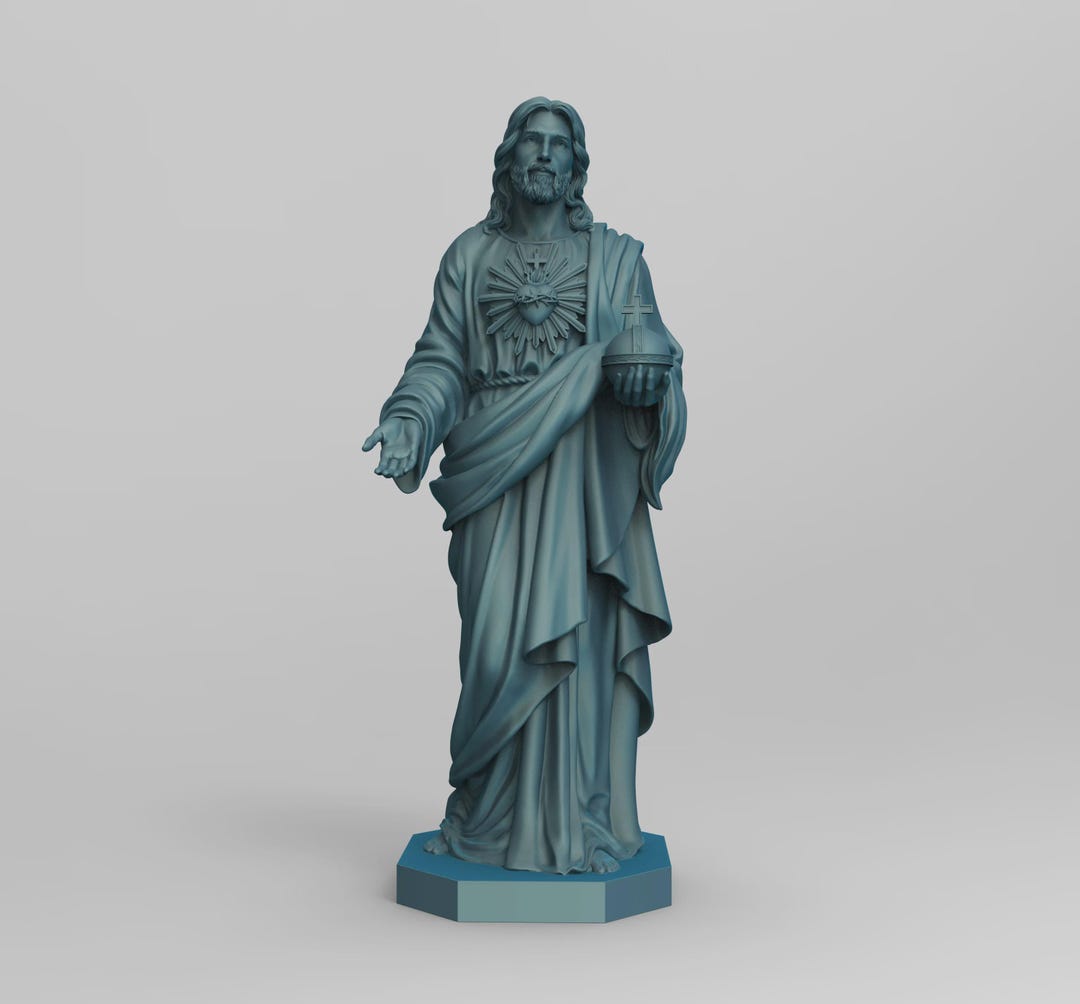 Jesus Christ Statue Divine Serenity Religious Decor Christian Gift Home ...