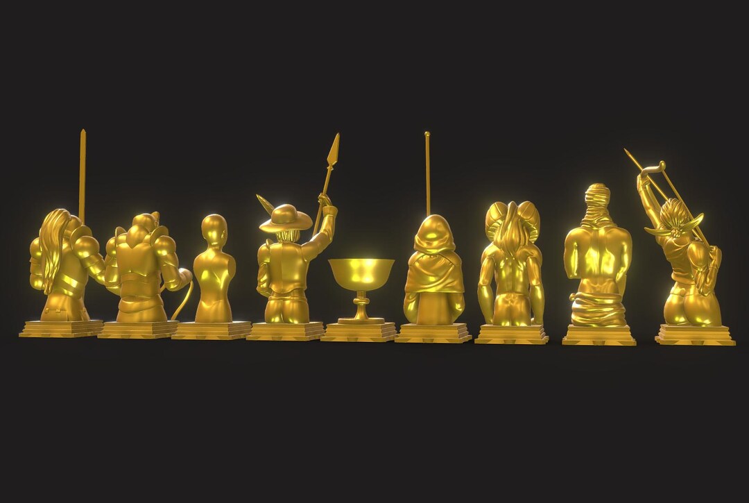 Fate STL Chess Set | Printable Game With Mythic Style - Etsy