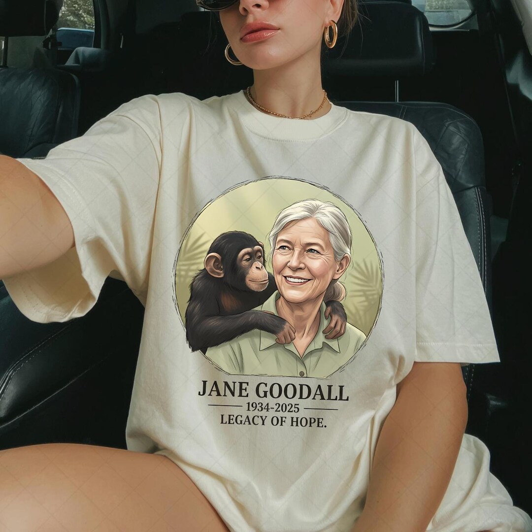 Jane Goodall Png, Jane Goodall Png, Remember Jane Goddall, Thank You ...