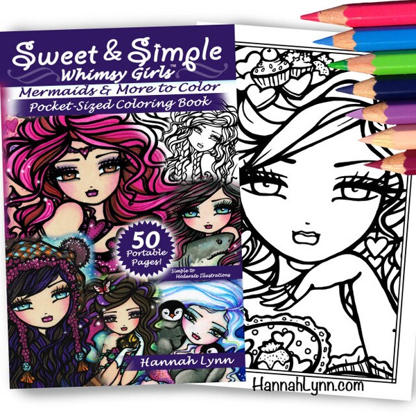 Pocket Sized Coloring Book - Etsy
