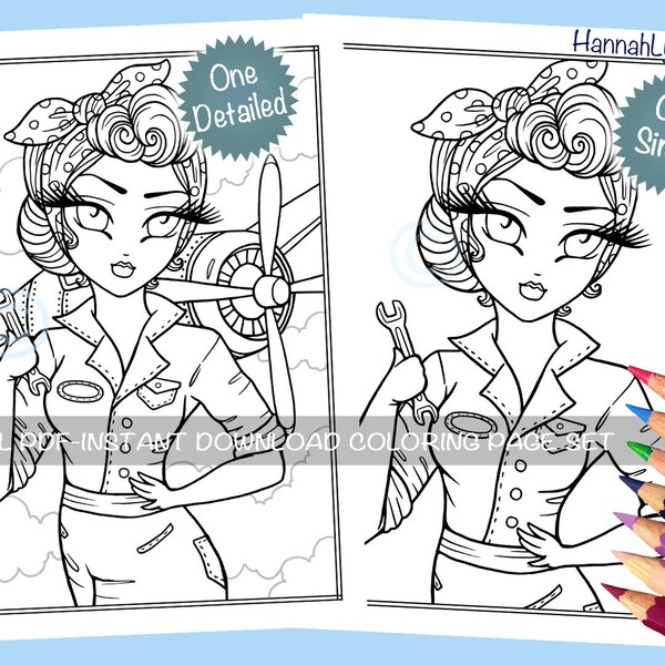 Mechanic Pinup Girl - Etsy