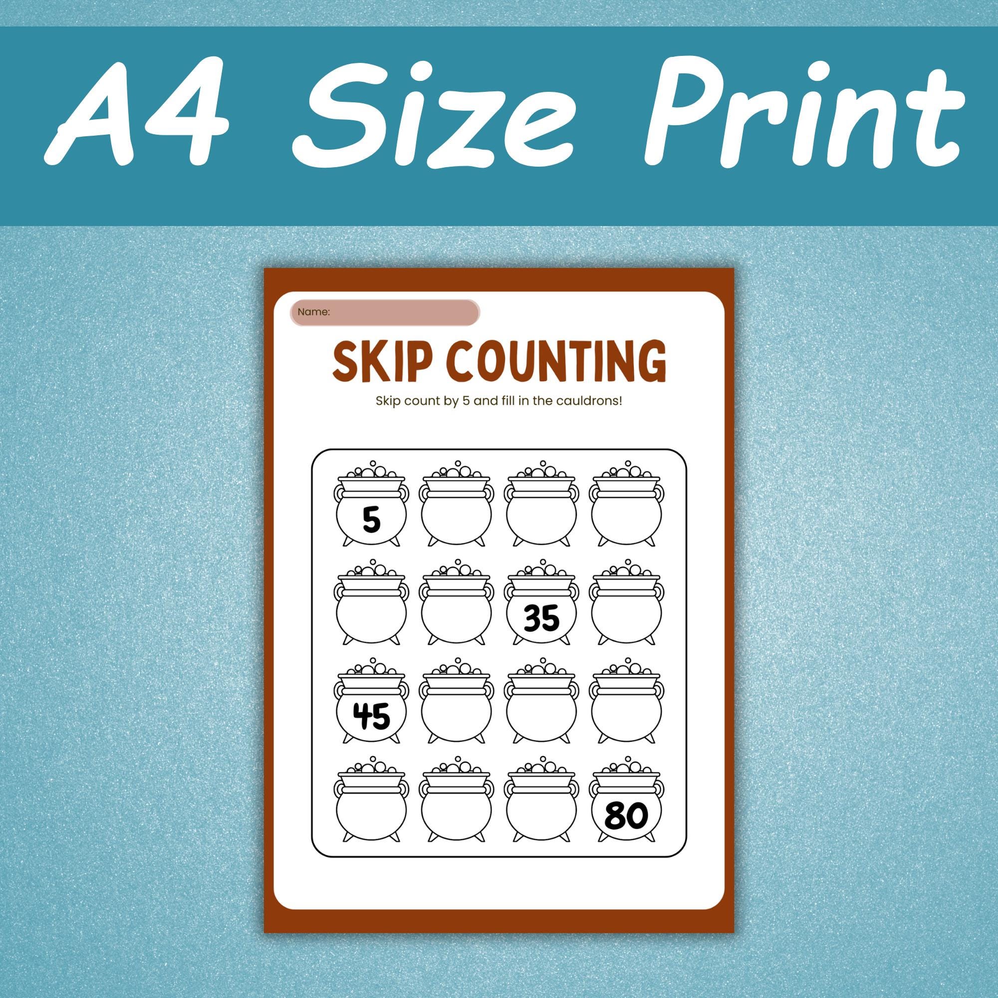 Skip Counting Worksheets for Kids | Homeschool Counting Practice ...