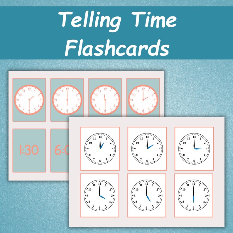 20 Telling Time Worksheets | Reading Time Practice Sheets | Learn to ...