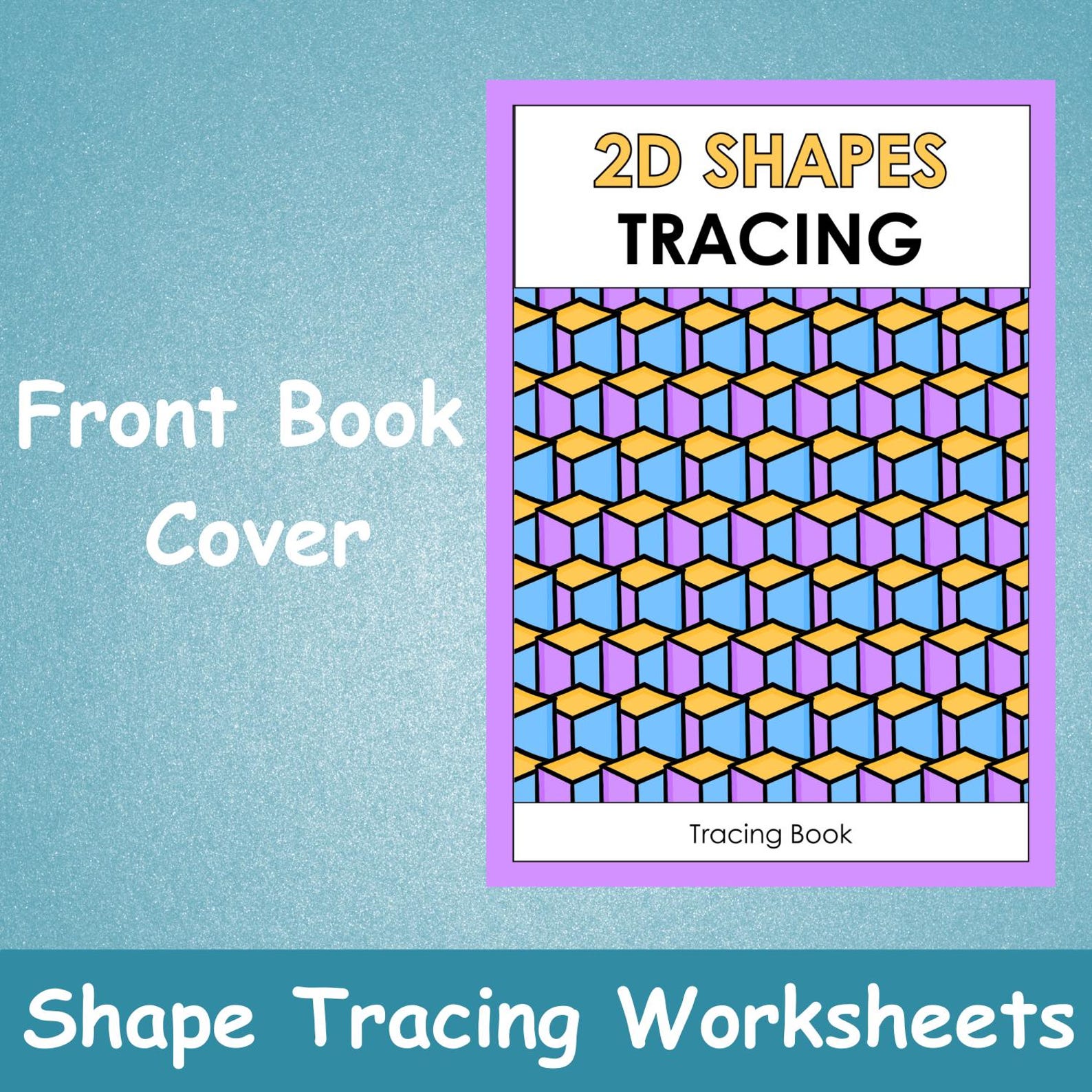 2D Shape Tracing Worksheets | Preschool Tracing Activities | Toddler ...
