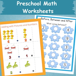 75 Preschool Math Worksheets | Math Practice Sheets | Homeschool ...