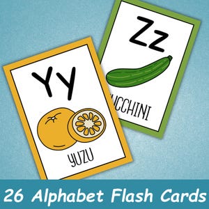 26 Alphabet Flashcards | Kids ABC Flashcards | Printable ABC Cards ...
