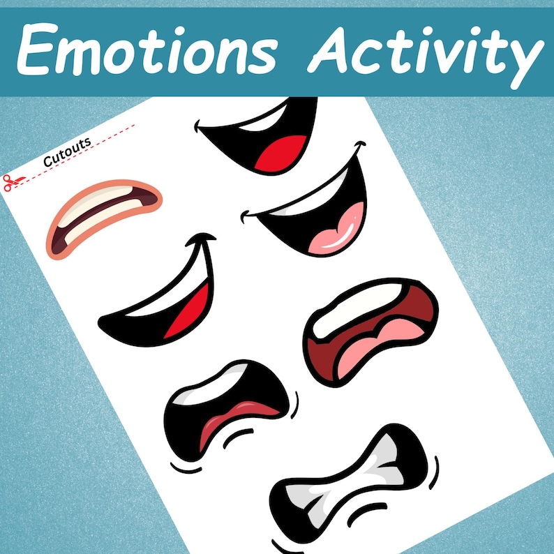 Emotions Activity for Kids | Feelings Busy Book | Feelings Matching ...