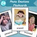 24 Photo Emotion Flash Cards for Kids | Printable Feelings Flash Cards ...