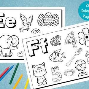 Alphabet Coloring Pages for Kids | Preschool Alphabet Activities | ABC ...