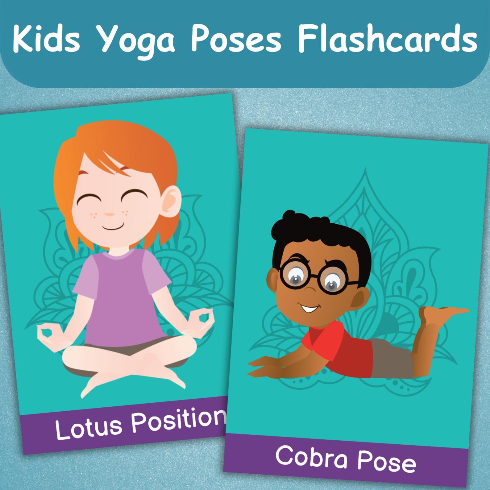 Kids Yoga Flashcards Printable | Toddler Yoga Poses, Montessori ...