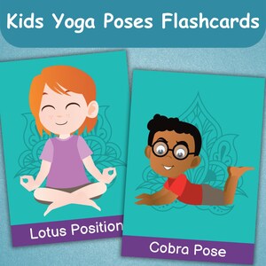 Kids Yoga Flashcards Printable | Toddler Yoga Poses, Montessori ...