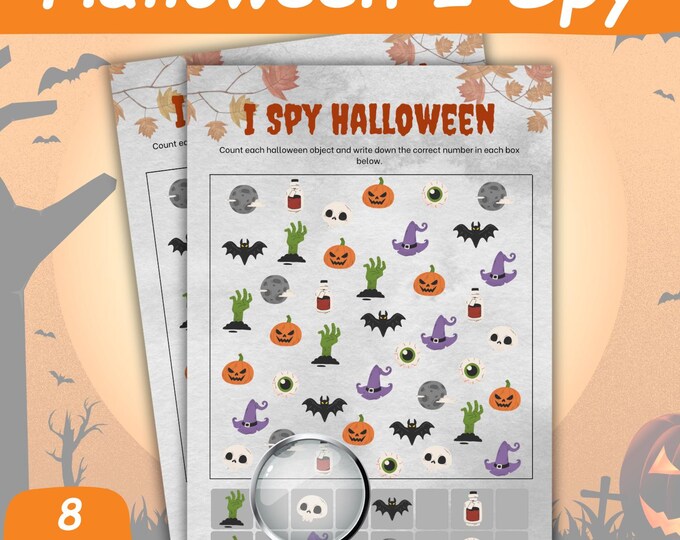 Fall I Spy Game for Toddler I Spy Printable Activities Fall Autumn ...
