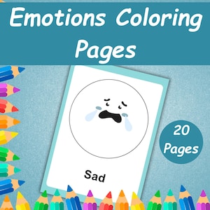 Emotions Coloring Pages for Kids | Printable Emotions Worksheets ...