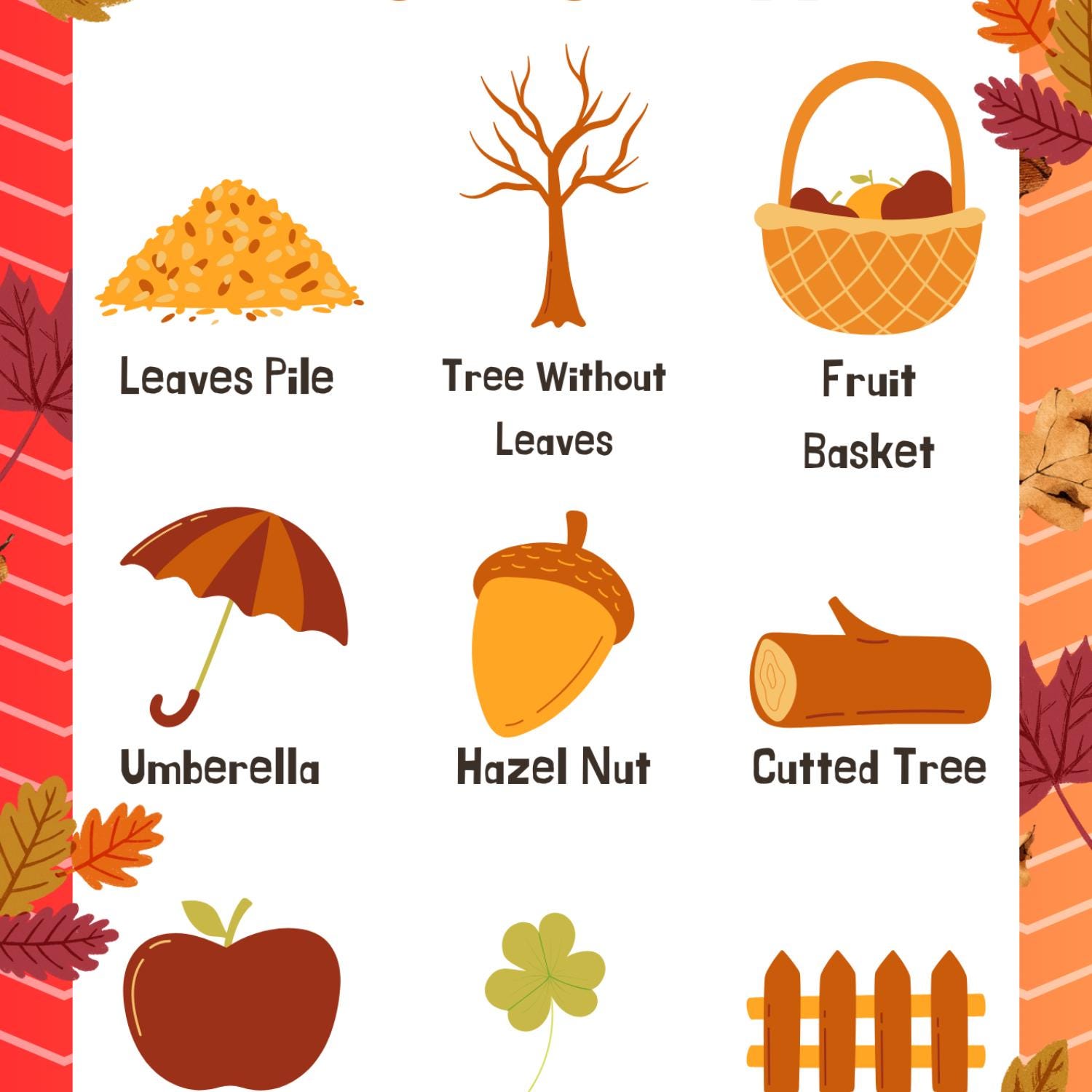 Autumn Poster Printable | Autumn Season Print | Educational Wall Art ...