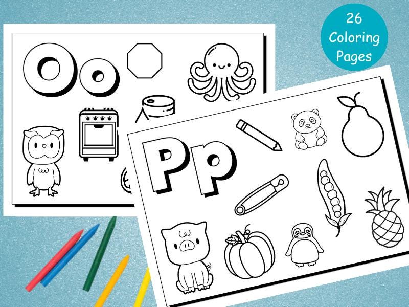 Alphabet Coloring Pages for Kids | Preschool Alphabet Activities | ABC ...