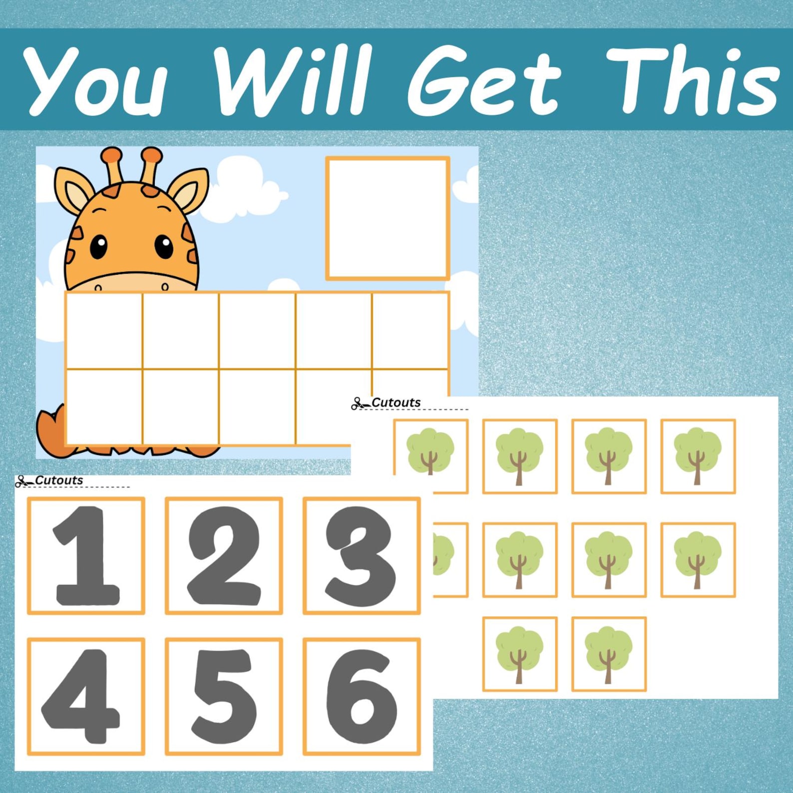 Preschool Math Busy Book: Count and Match Activity, Maths Practice ...