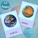 10 Solar System Flash Cards | Planets Learning for Kids | Preschool ...
