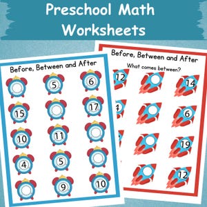 75 Preschool Math Worksheets | Math Practice Sheets | Homeschool ...