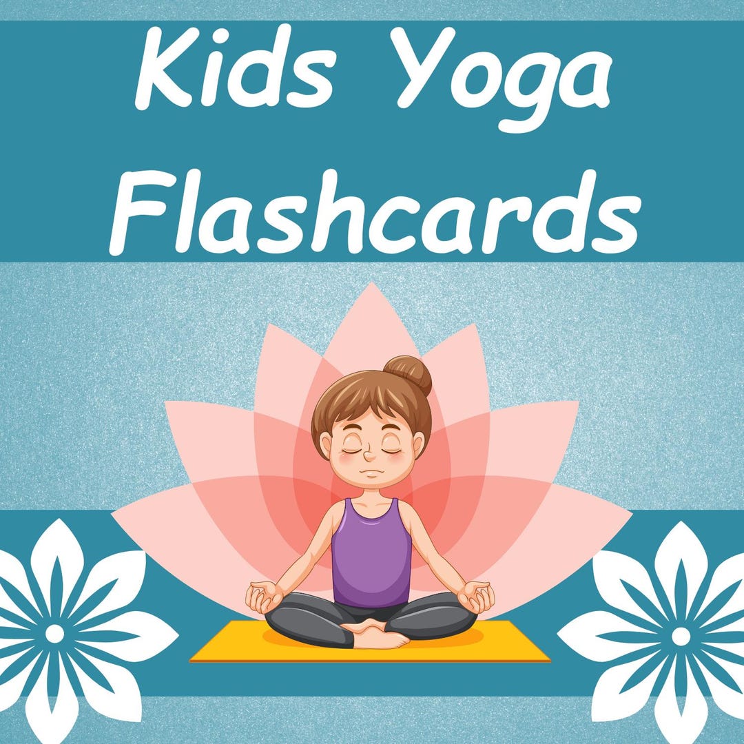 Yoga Flashcards for Kids | Yoga Poses Flash Cards | Toddler Movement ...