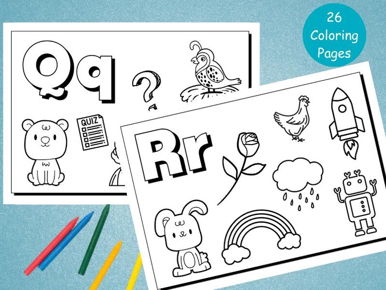Alphabet Coloring Pages for Kids | Preschool Alphabet Activities | ABC ...