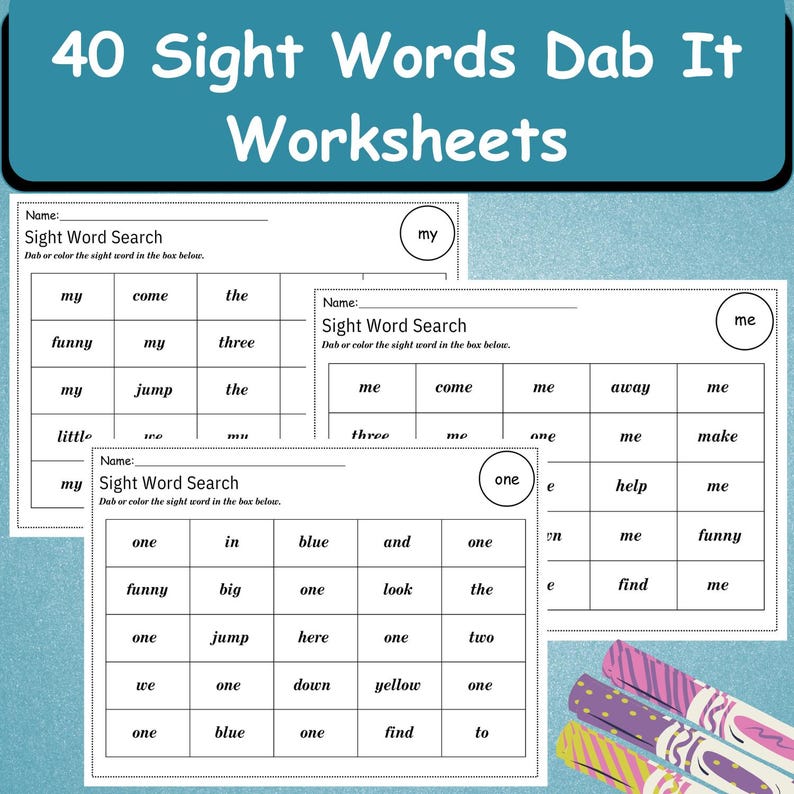 Printable Sight Words Worksheet | Fry Sight Words Kindergarten-1st ...