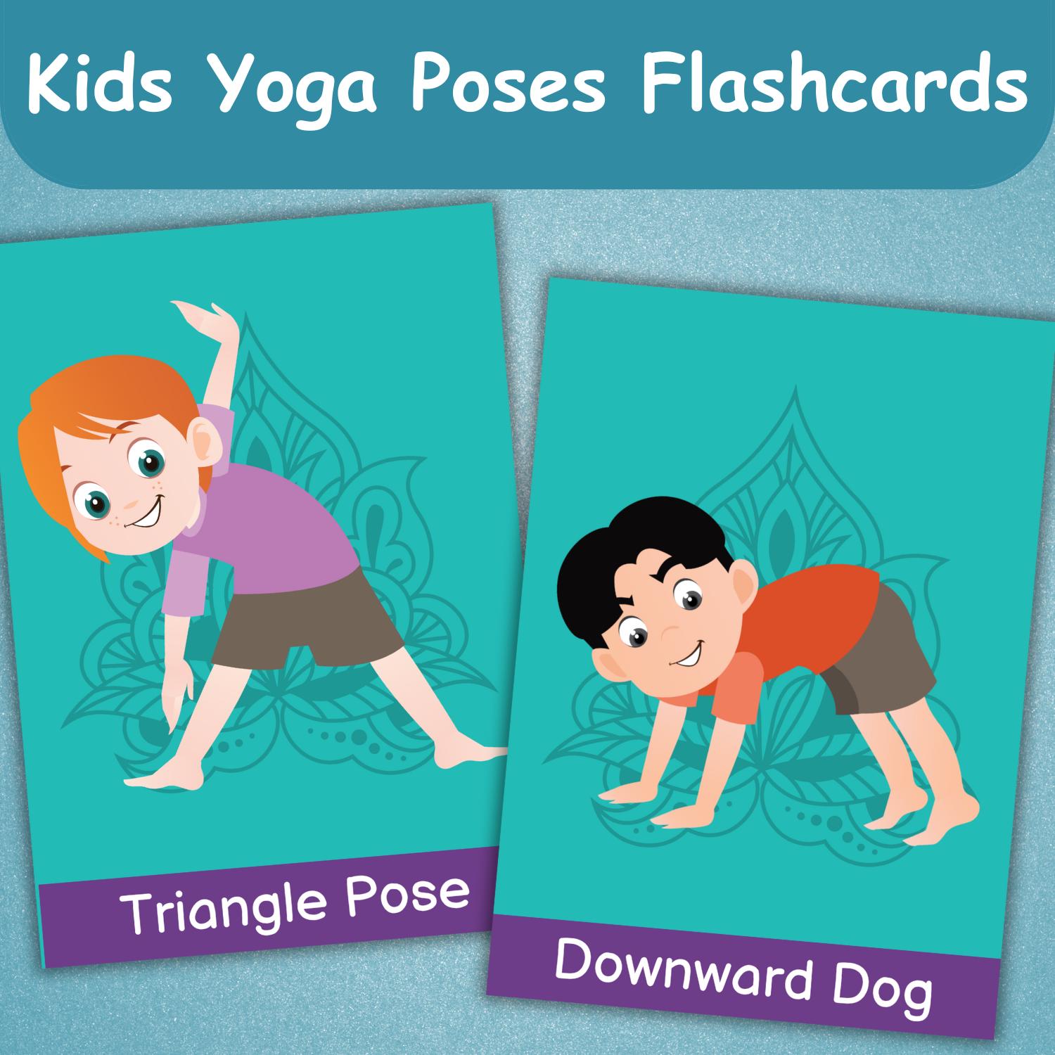 Kids Yoga Flashcards Printable | Toddler Yoga Poses, Montessori ...