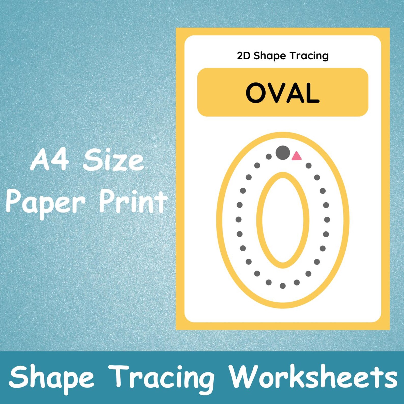 2D Shape Tracing Worksheets | Preschool Tracing Activities | Toddler ...