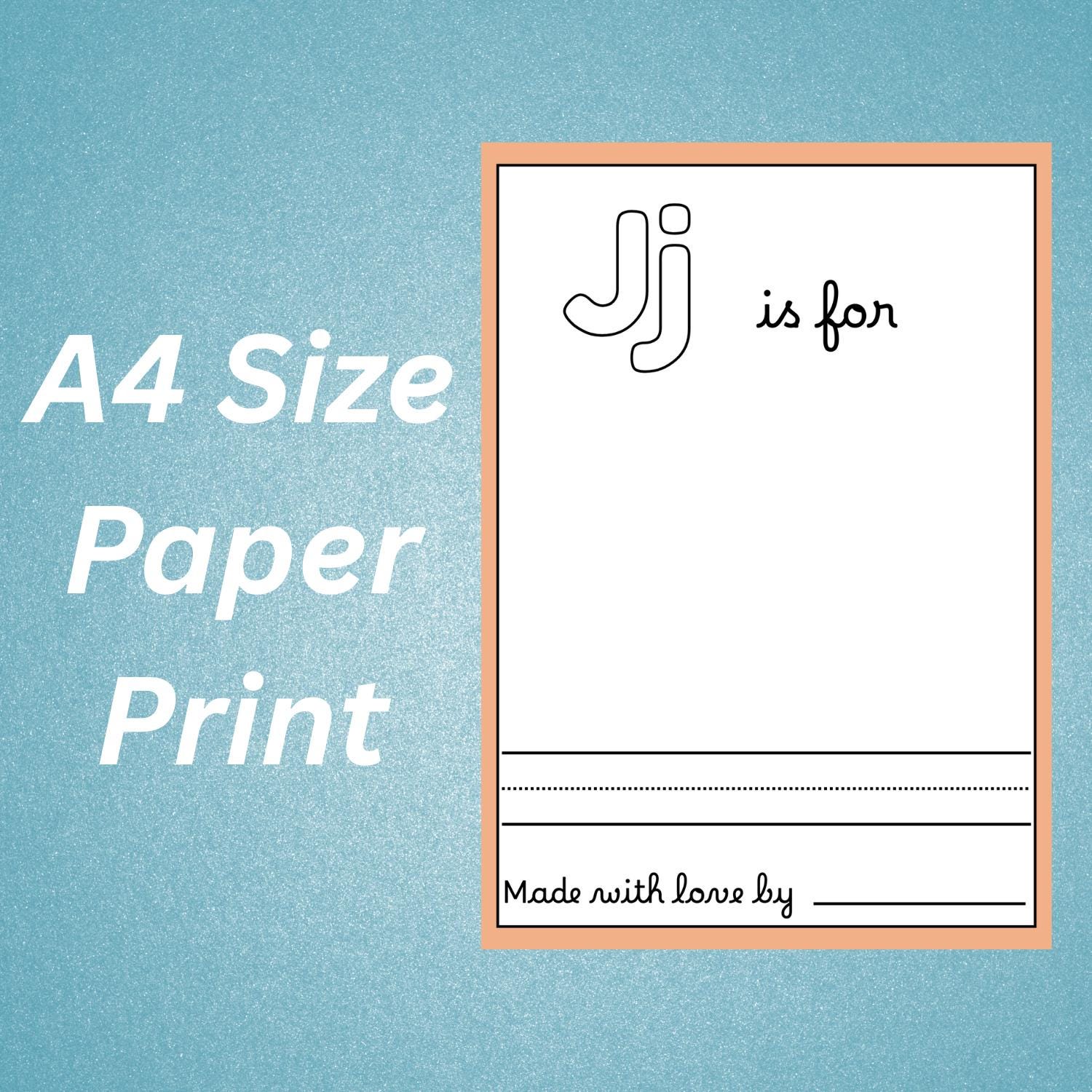 Blank Alphabet Book | Baby's First ABC Book | ABC Baby Shower Coloring ...