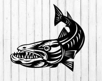 Barracuda decal | Etsy