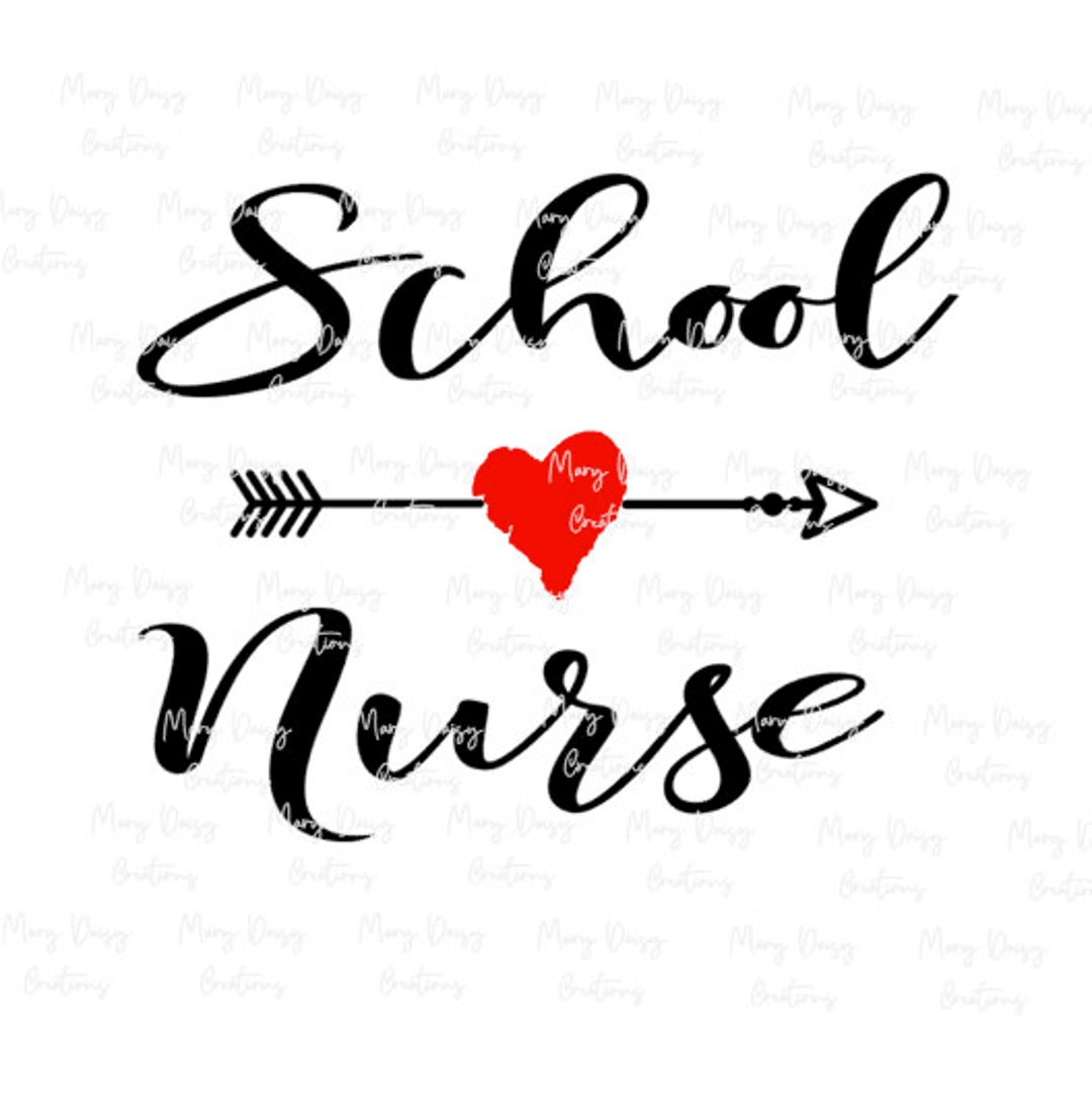 School Nurse Vinyl Decal - Etsy