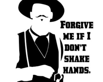 Tombstone Johnny Ringo Inspired Vinyl Decal Sticker