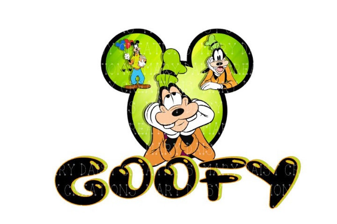 Goofy Disney Sublimation Print Transfer Ready to Press Or - Etsy