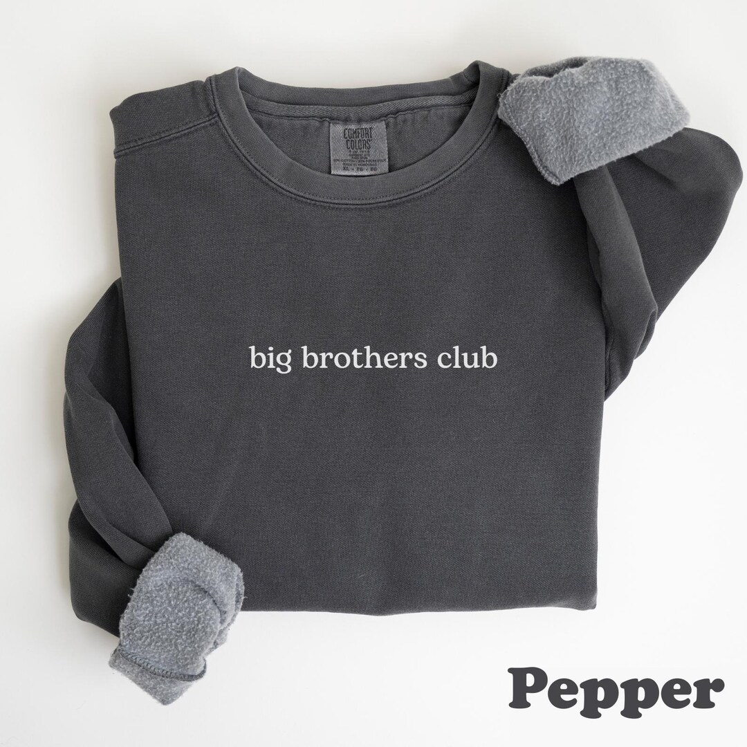 Comfort Colors® Big Brothers Club Shirt, Best Bro Tee, Cool Brother T ...