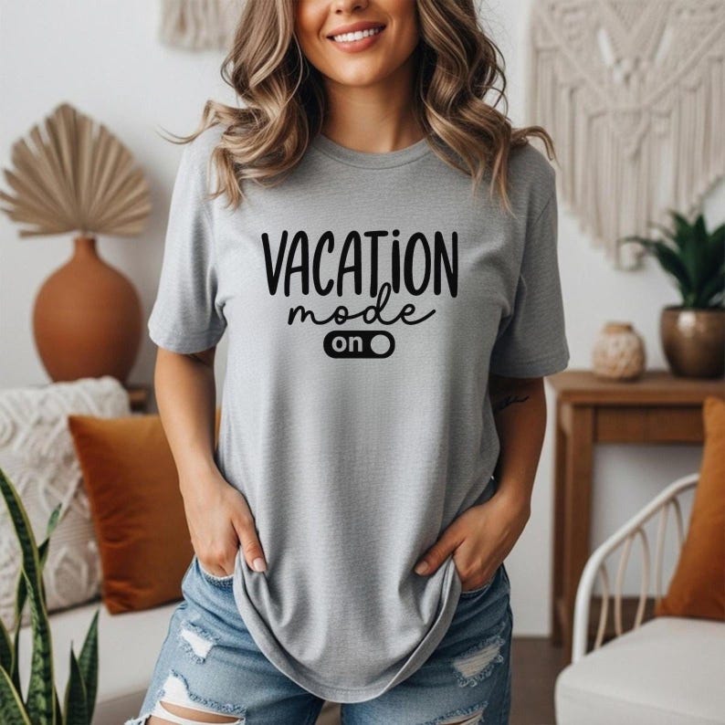 Vacay Mode Shirt, Vacation Shirt, Vacay Mode, Camping Shirt, Travel ...