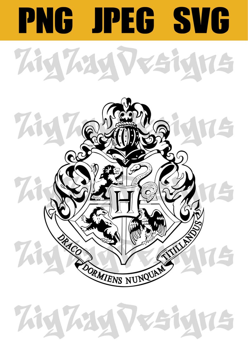 Magic School Crest Design, SVG, PNG, JPEG, Digital Download Instantly ...