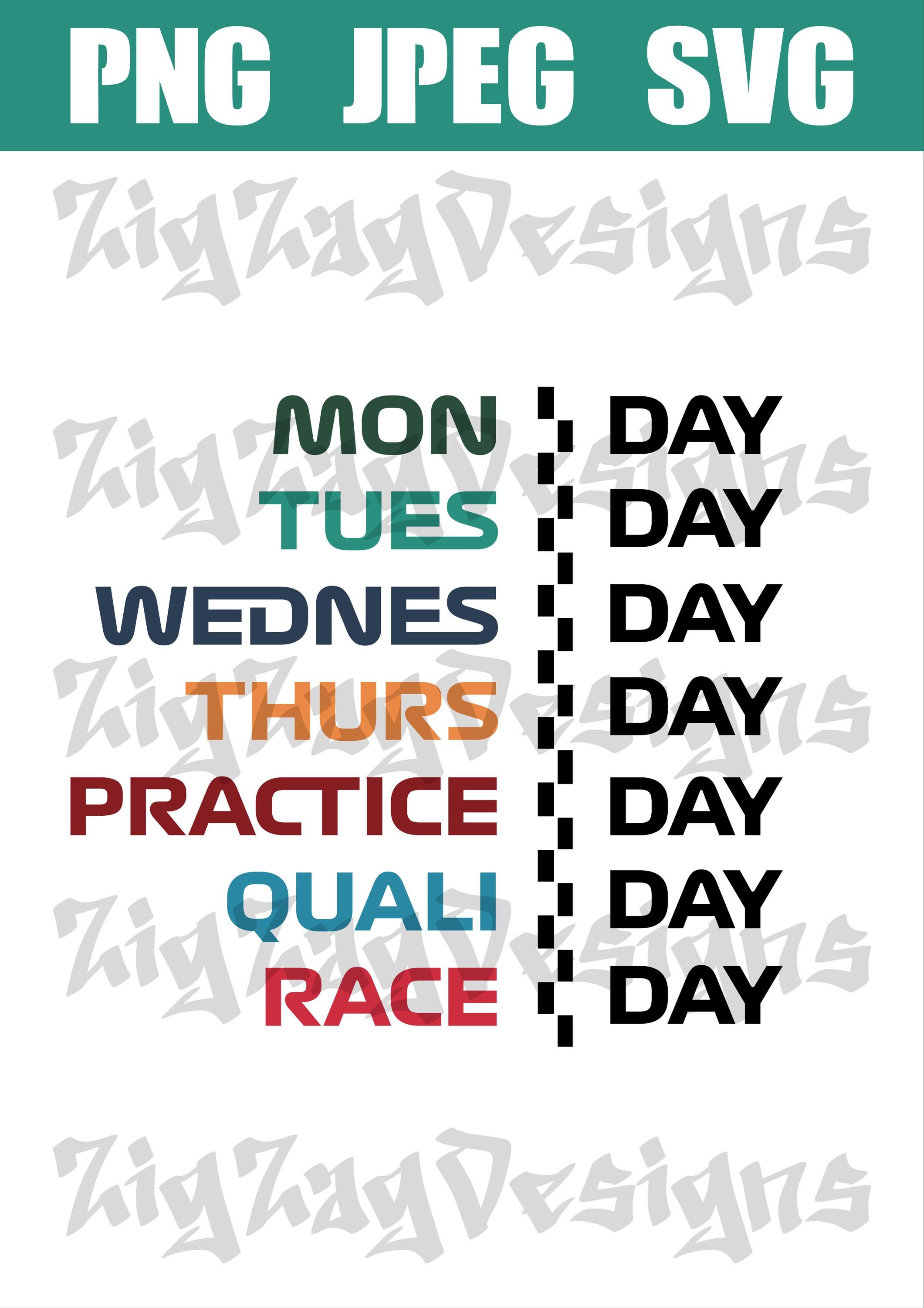 Race Week, SVG, PNG, JPEG. Instant Digital Download. - Etsy