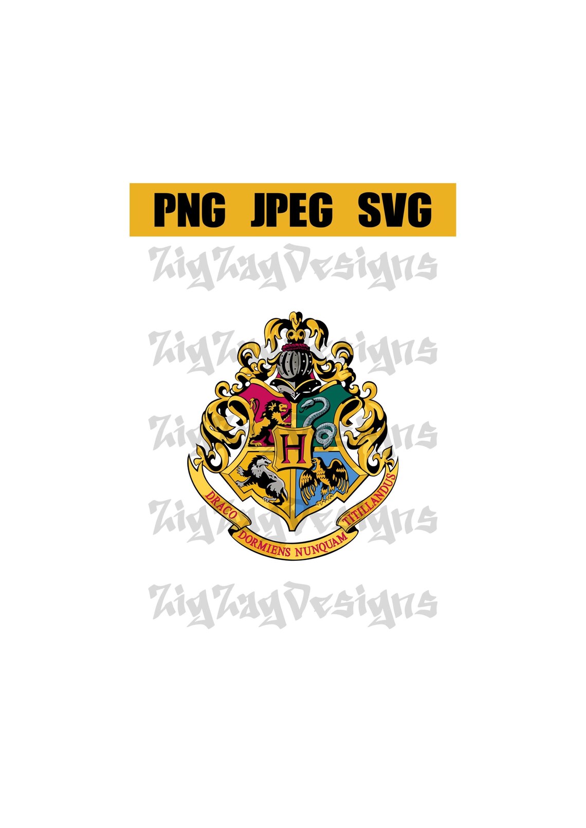 Magic School Crest Design, SVG, PNG, JPEG, Digital Download Instantly ...