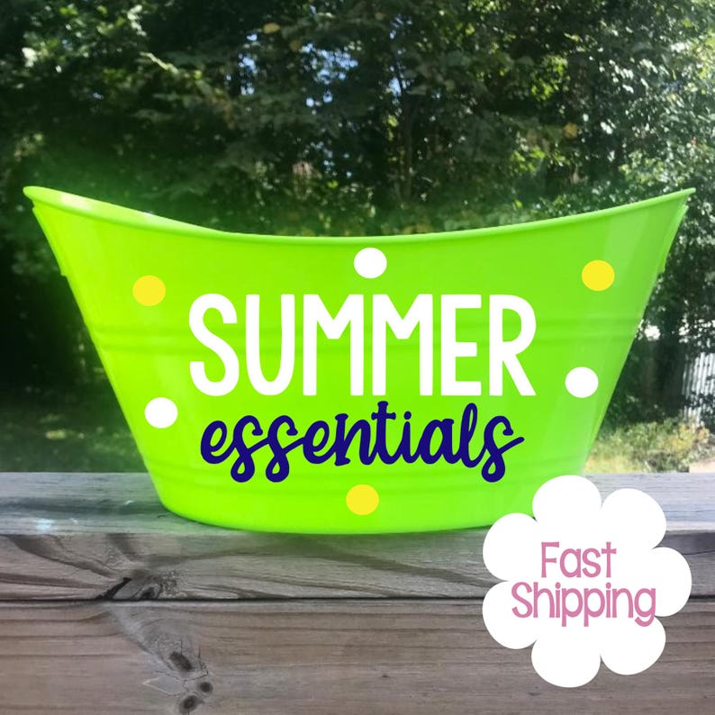 Sunscreen Bucket, Pool Storage Bucket, Beach Storage Bucket, Sunscreen ...