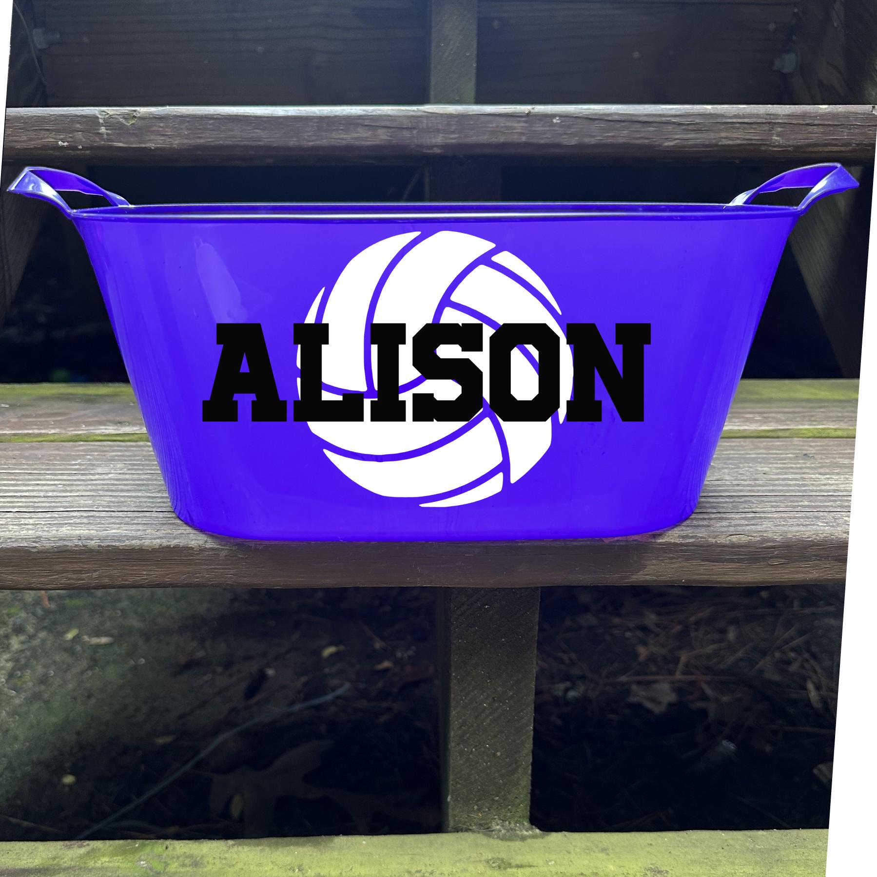 Volleyball Buckets, Volleyball Player, Volleyball School Player ...