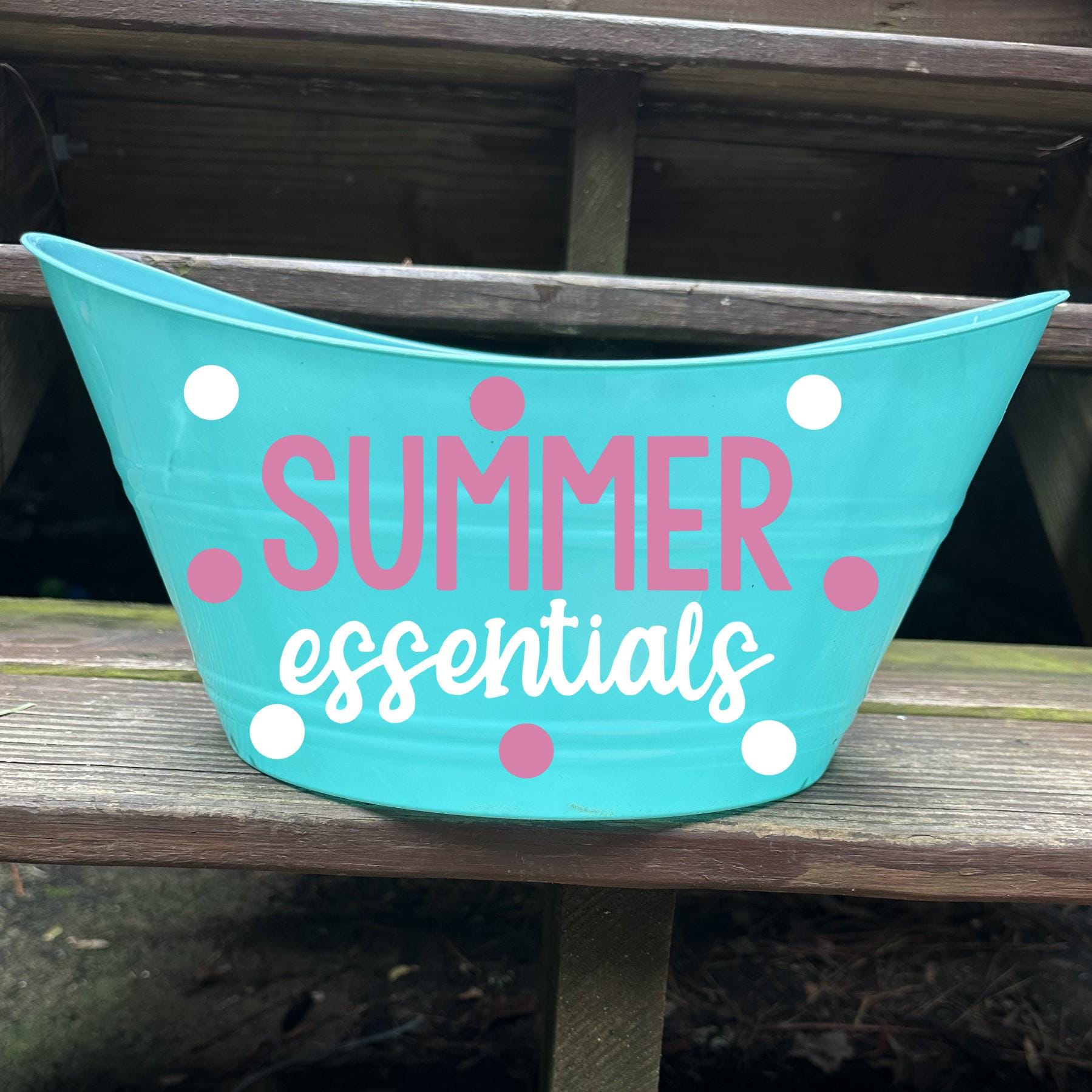 Sunscreen Bucket, Pool Storage Bucket, Beach Storage Bucket, Sunscreen ...