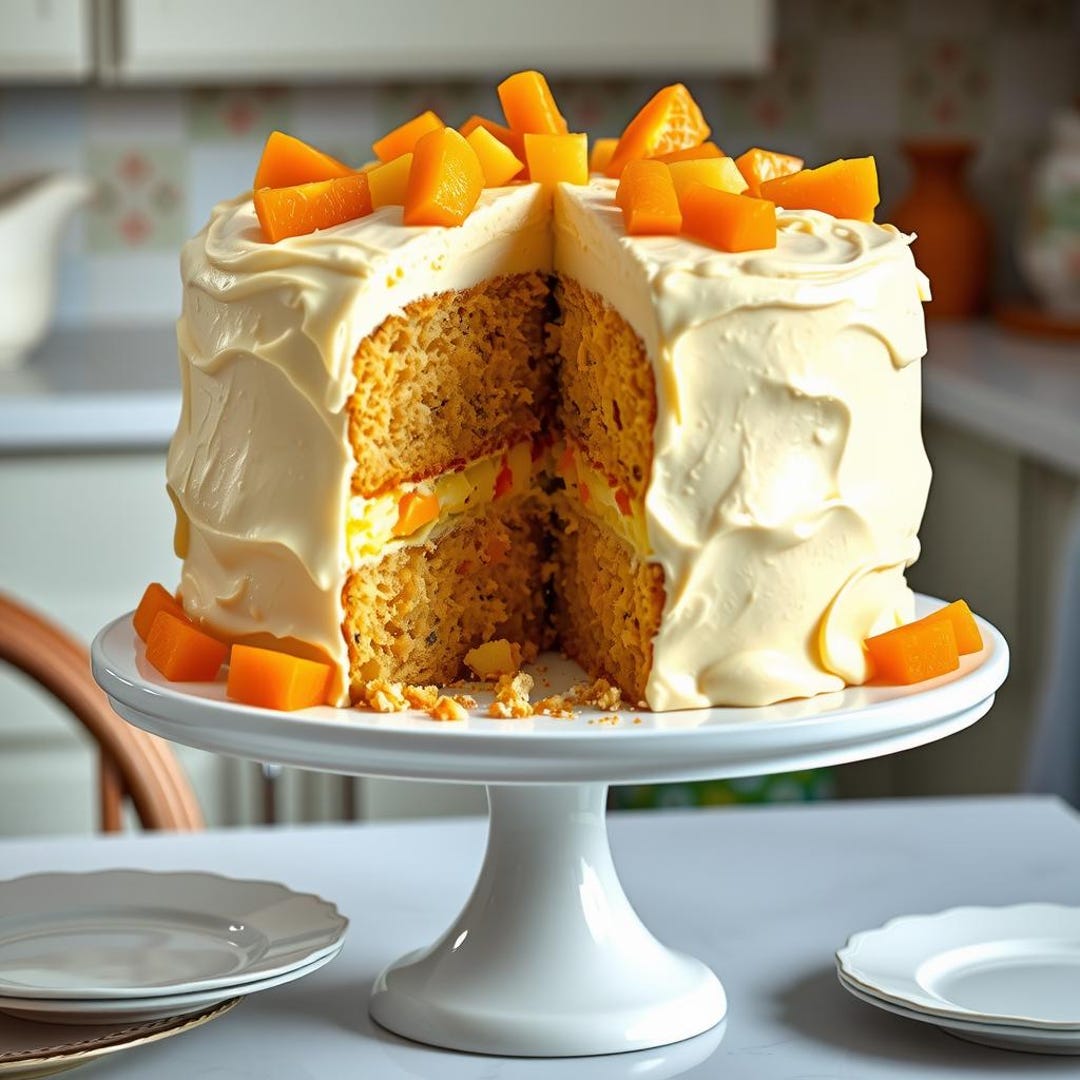 Million Dollar Cake Recipe: Pineapple Cream Cheese Frosting (PDF ...