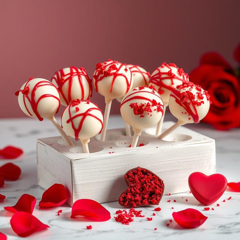 Red Velvet Cake Pop Recipe PDF | Easy Cake Pop Instructions | Cream ...
