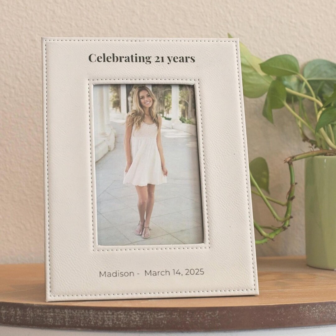Personalized Engraved Photo Frame Gift for Birthday Graduation ...