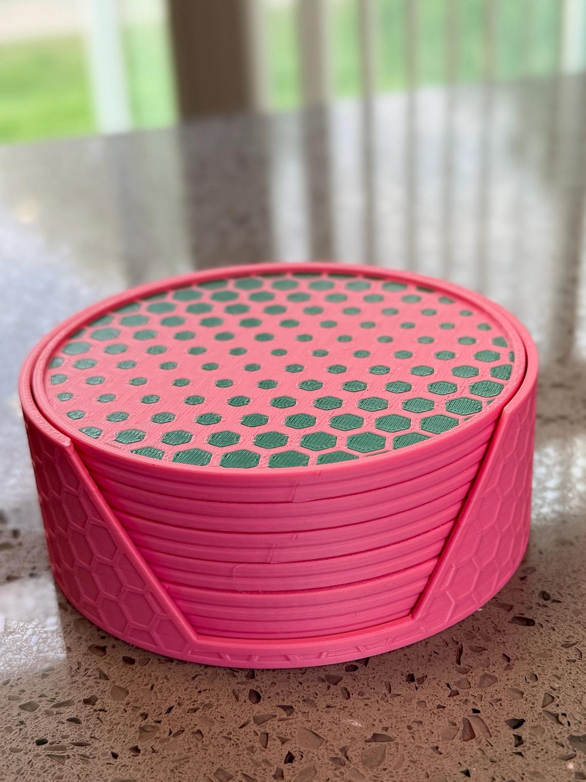 AKA, Alpha Kappa Alpha Sorority, 6 Drink Coasters Pink and Green - Etsy