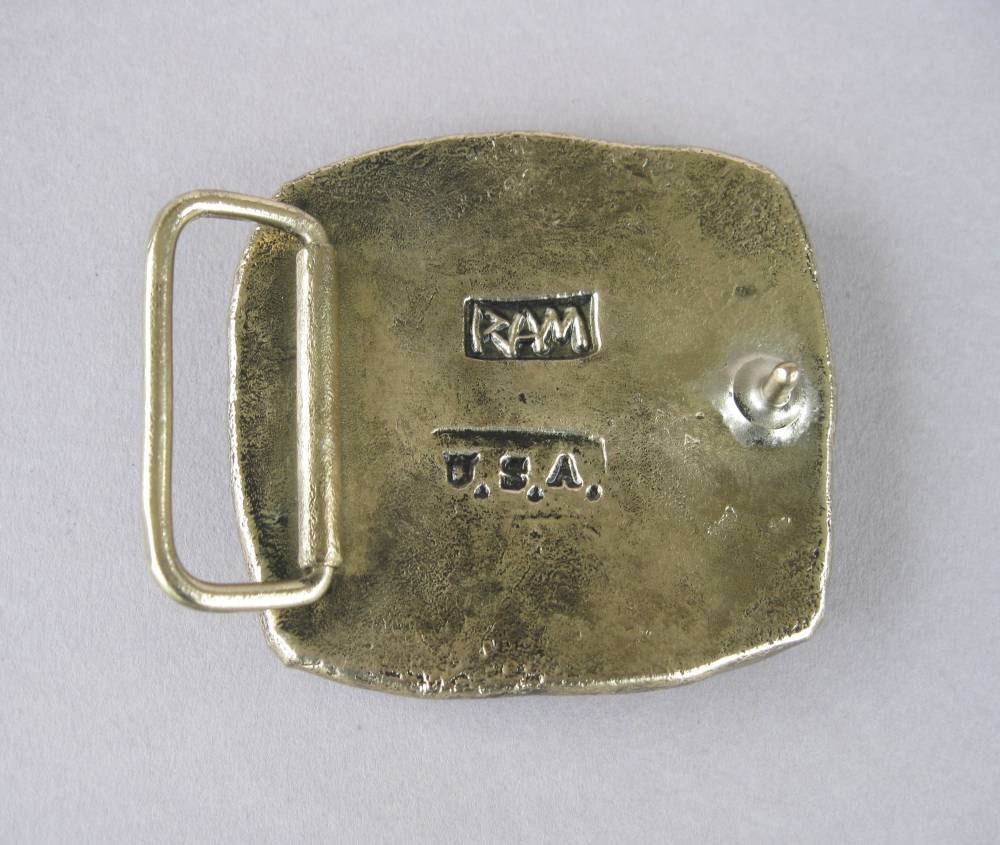 Skulls and Flames Forged Bronze Belt Buckle - Etsy